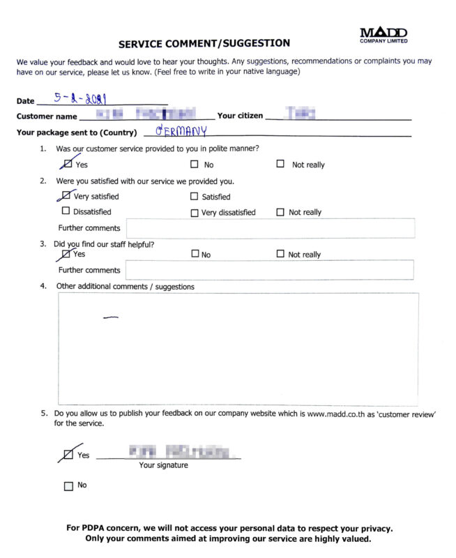 ส่งพัสดุไปต่างประเทศ ราคาถูก - MADD.Co.,Ltd